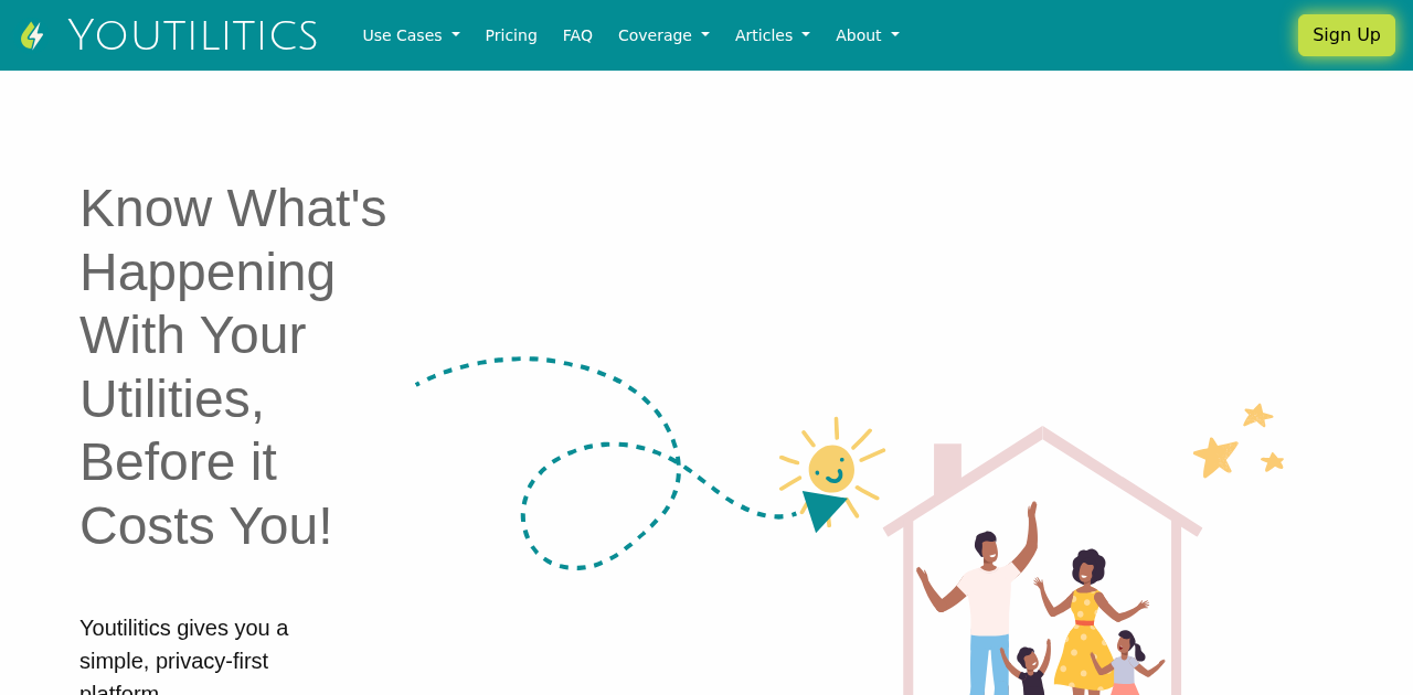 Track It. Fix It. Save It. Save $$$ on your utility bill today!